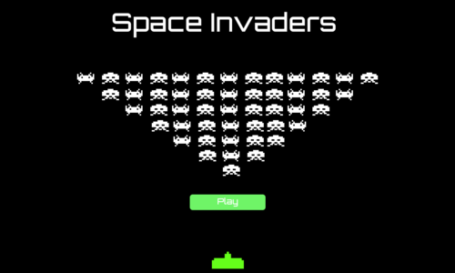 Space Invaders Recreation interactive prototype on Proto.io Spaces by ...