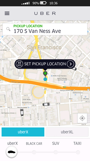 UBER interactive prototype on Proto.io Spaces by 8ea06e34-504c-11ed ...