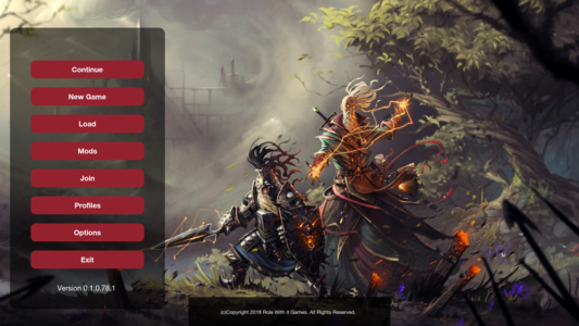 RPG Game Menu interactive prototype on Proto.io Spaces by 186c533a-504d ...