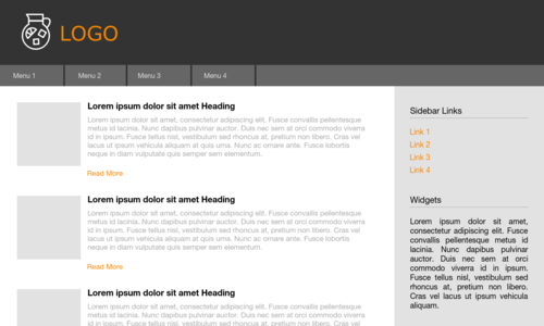 Website Template interactive prototype on Proto.io Spaces by 469c1b7e ...